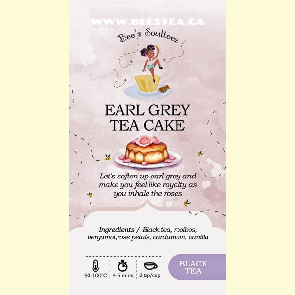 Earl Grey Tea Cake - Bee's Soulteez